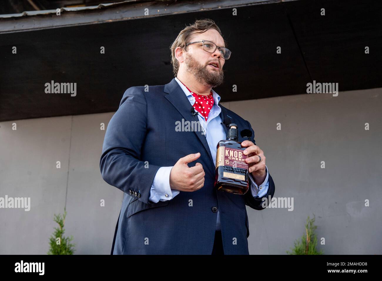 Fred Minnick is seen at Bourbon and Beyond Music Festival at Kentucky ...