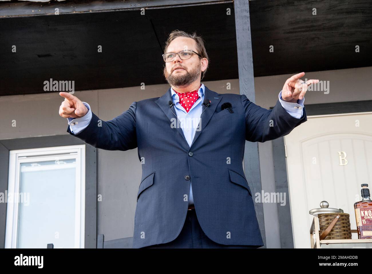 Fred Minnick is seen at Bourbon and Beyond Music Festival at Kentucky ...
