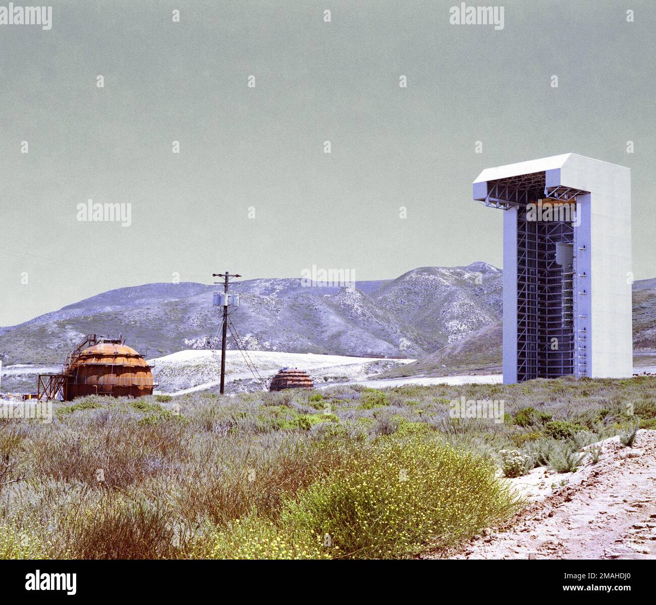 A view of facilities in the Space Transportation System (STS) under ...