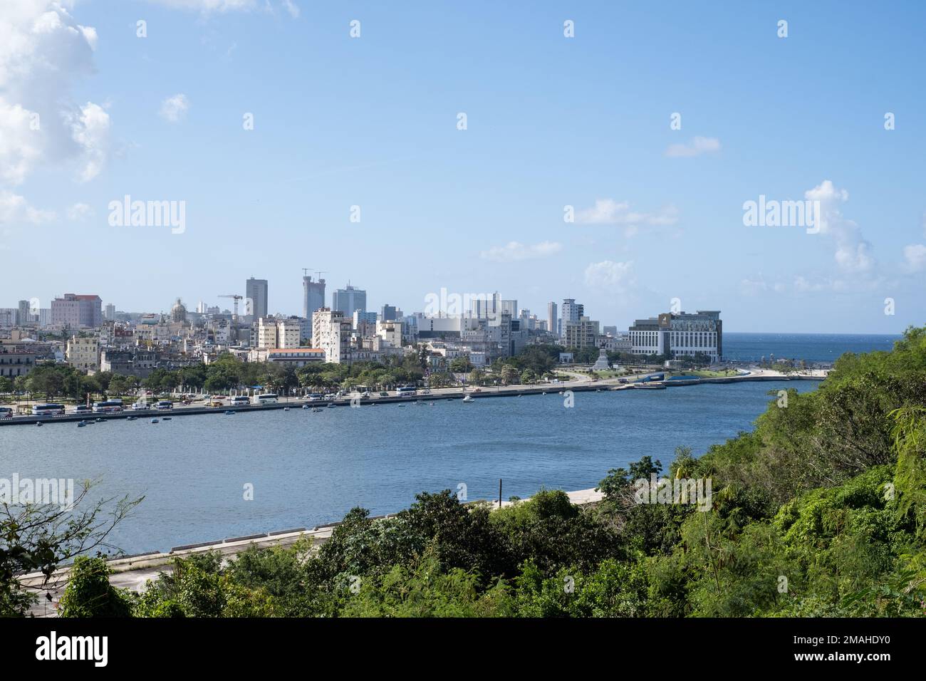 View of Havana across the water from Casa Blanca, Cuba Stock Photo - Alamy