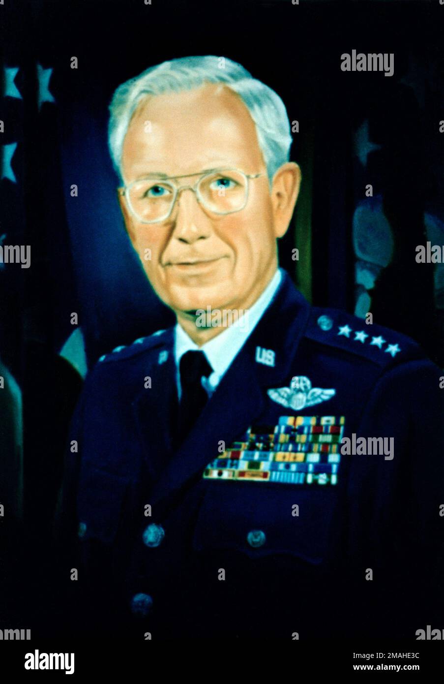 Artwork: "GEN James R. Allen" Artist: John Milford. Country: Unknown Stock Photo - Alamy