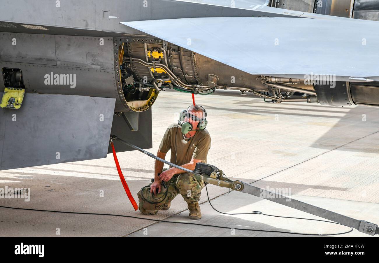 A U.S. Air Force aerospace propulsion specialist, assigned to the 179th ...