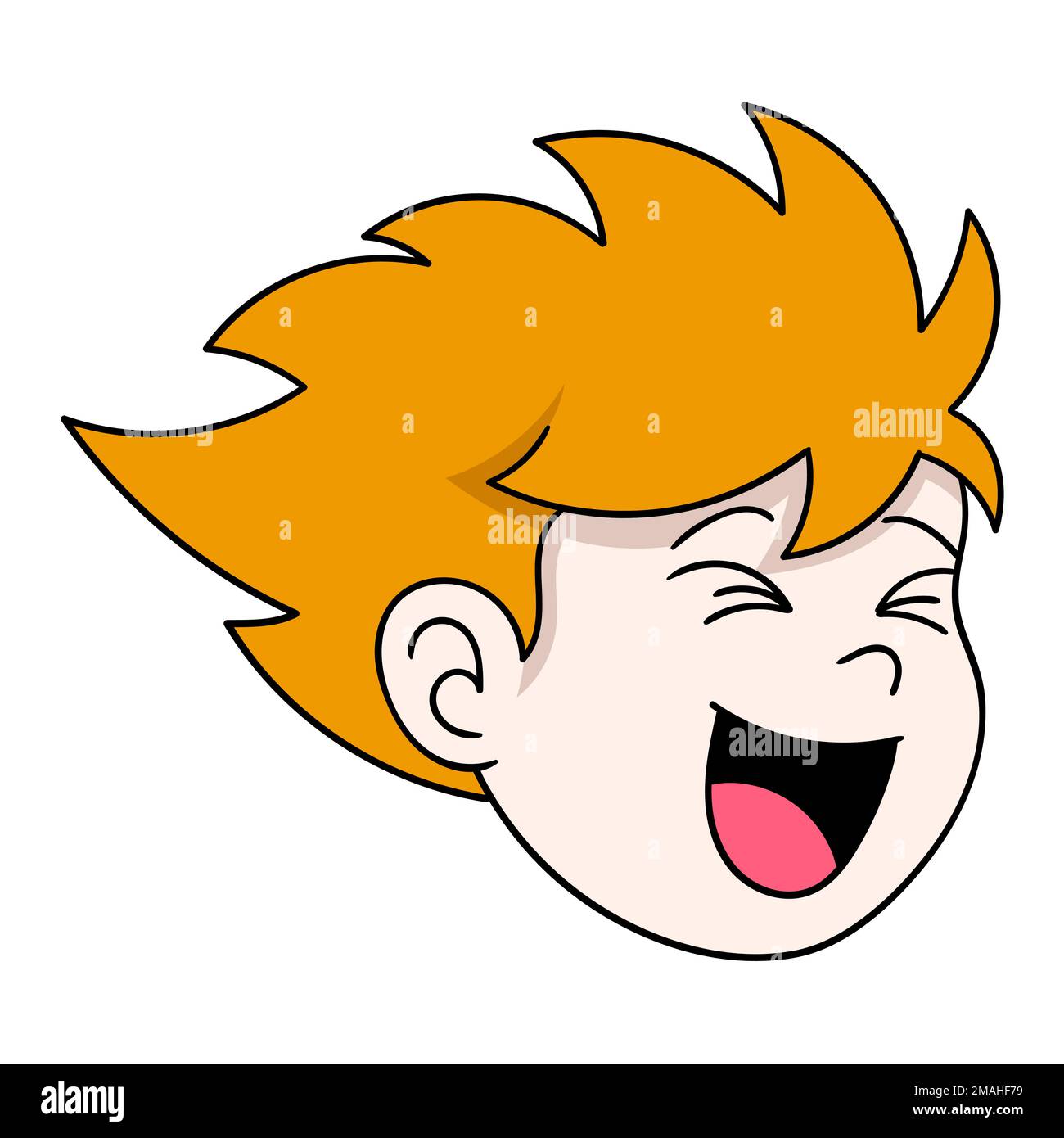 Cartoon annoyed boy Stock Vector Images - Alamy