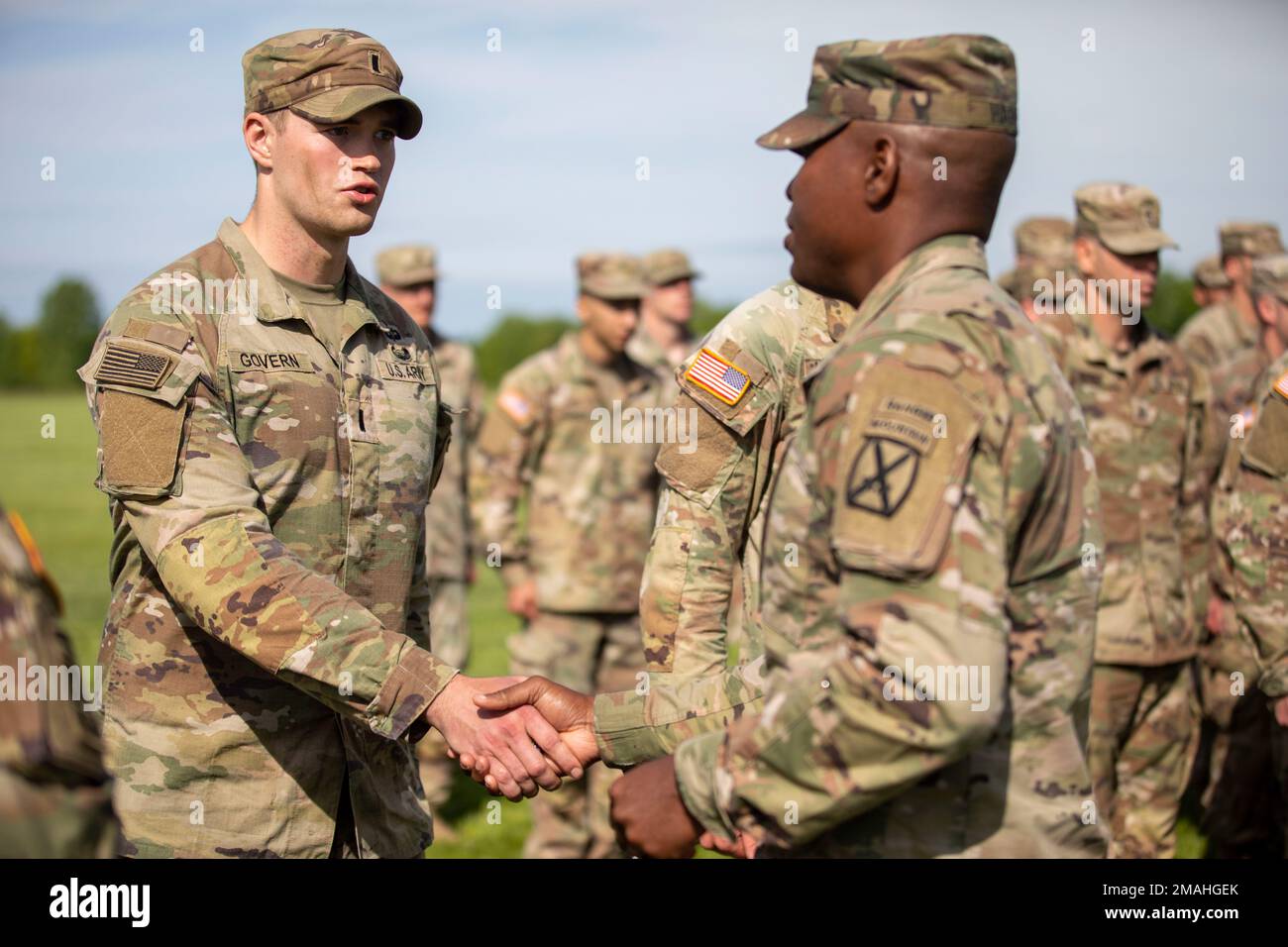 Army 1st Lt. John Govern with 2nd Brigade Combat Team, 10th Mountain ...