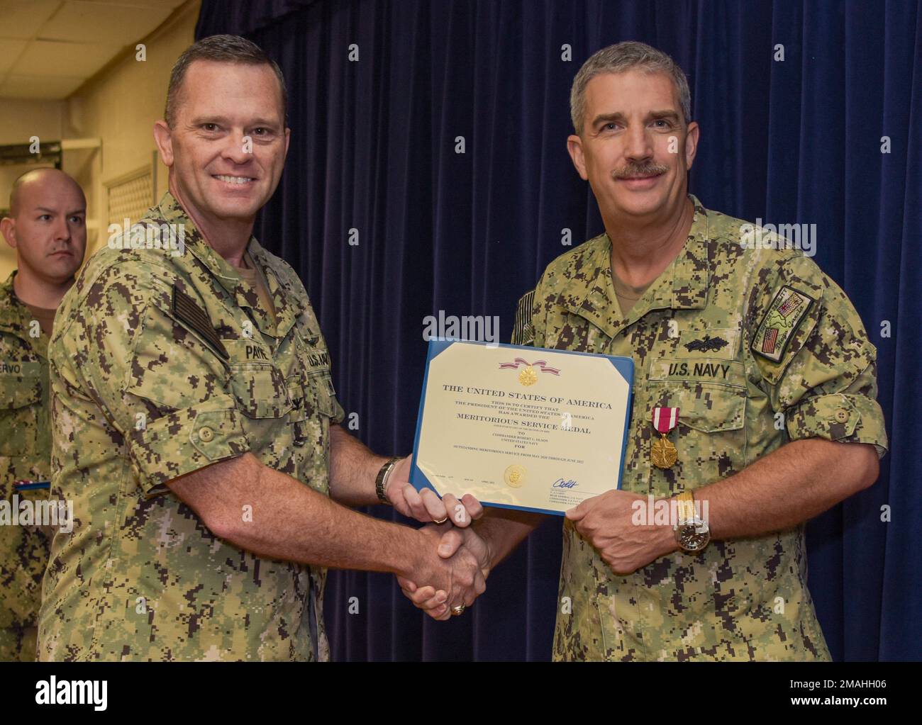 220527-N-EJ241-1002 DIEGO GARCIA, British Indian Ocean Territory (May 27, 2022) – Cmdr. Robert L ...