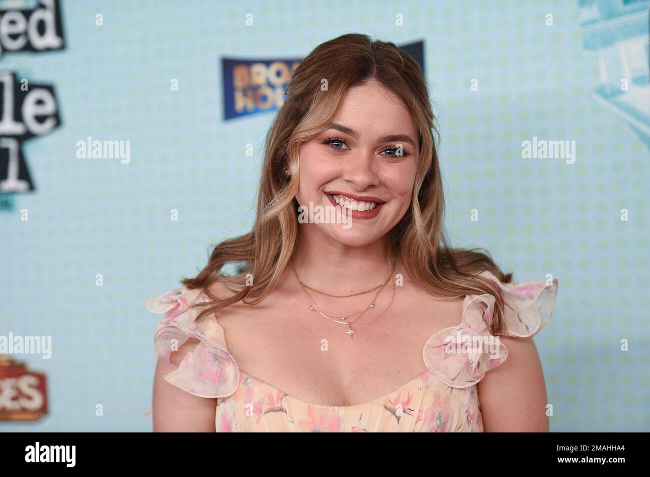 Allison Sheppard arrives at the opening night red carpet for "Jagged ...