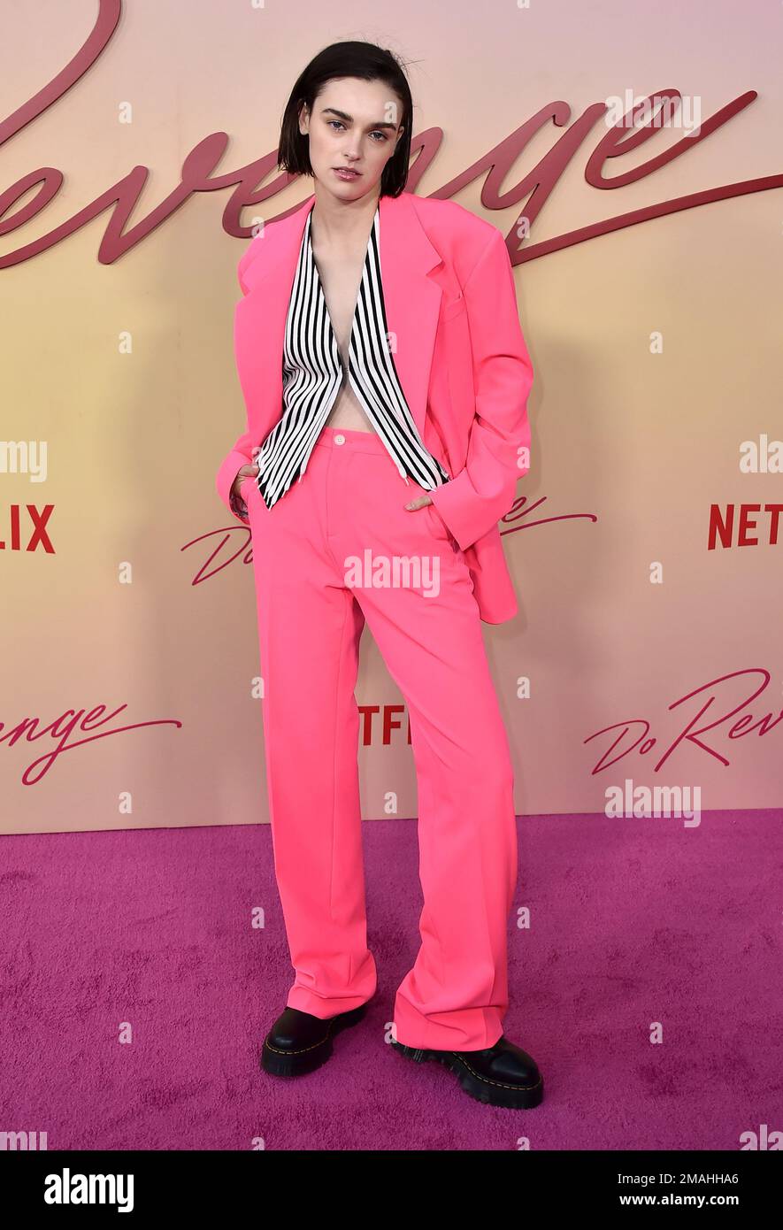 Ava Capri arrives at the premiere of "Do Revenge," Wednesday, Sept. 14 ...