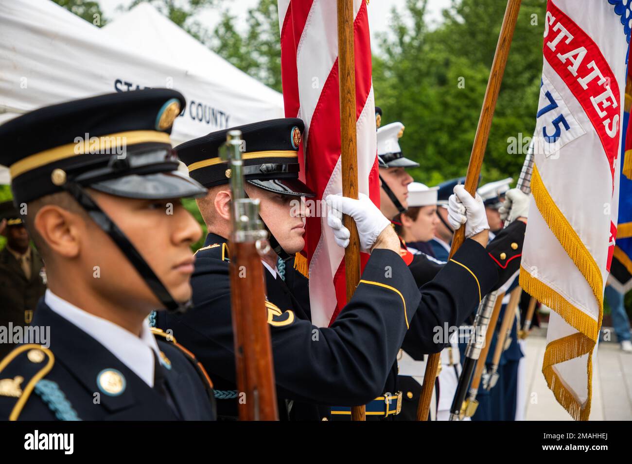 U.S. Army Military District of Washington Armed Forces Color Guard ...