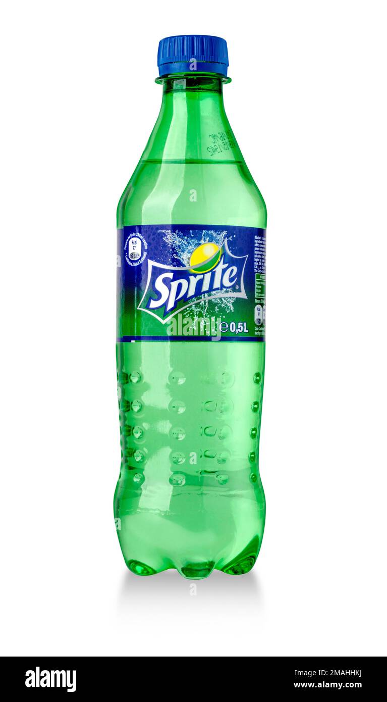 CHISINAU, MOLDOVA-November14, 2015: Bottle of Sprite drink isolated on ...