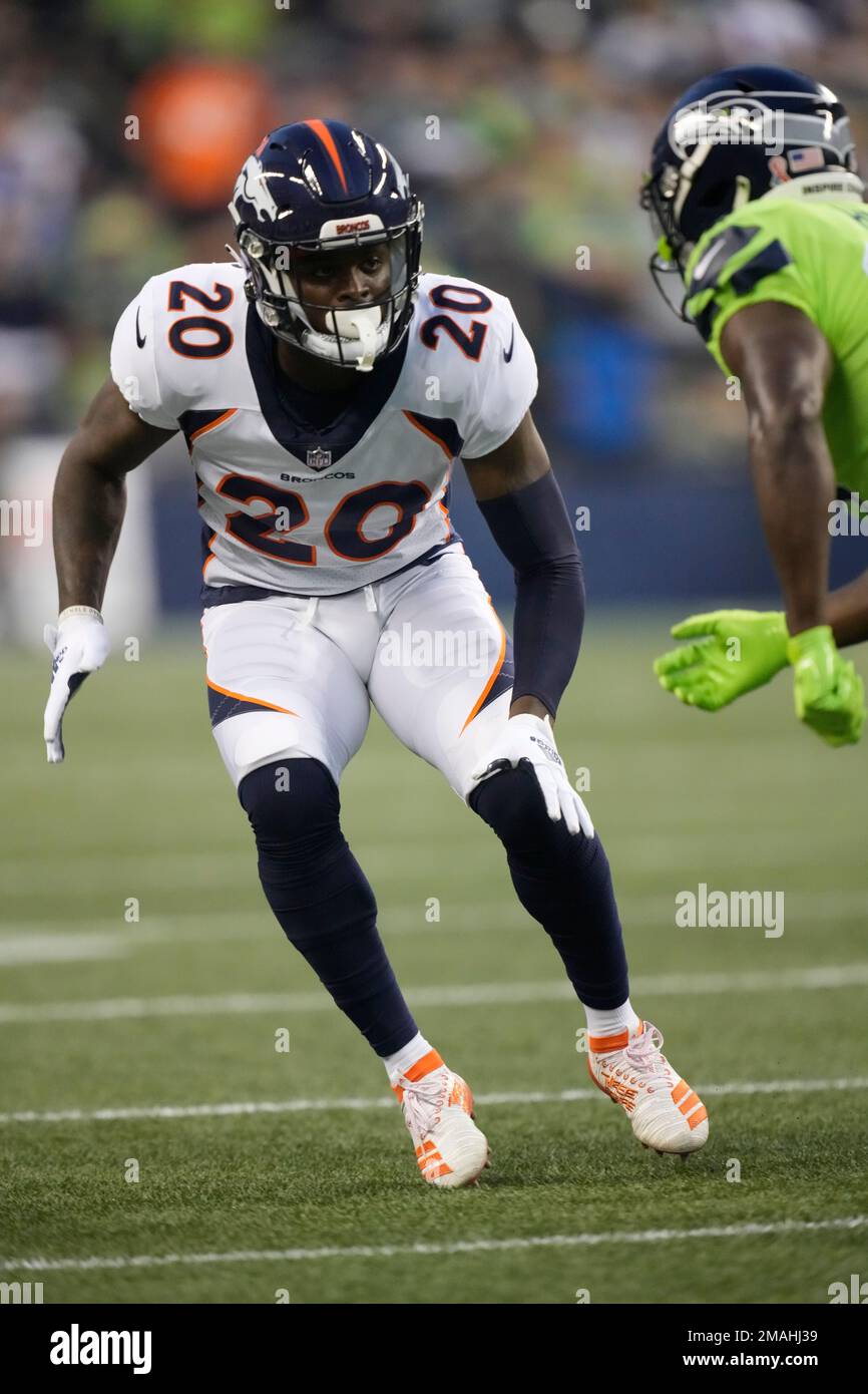 Denver Broncos cornerback Darius Phillips (20) during an NFL football ...