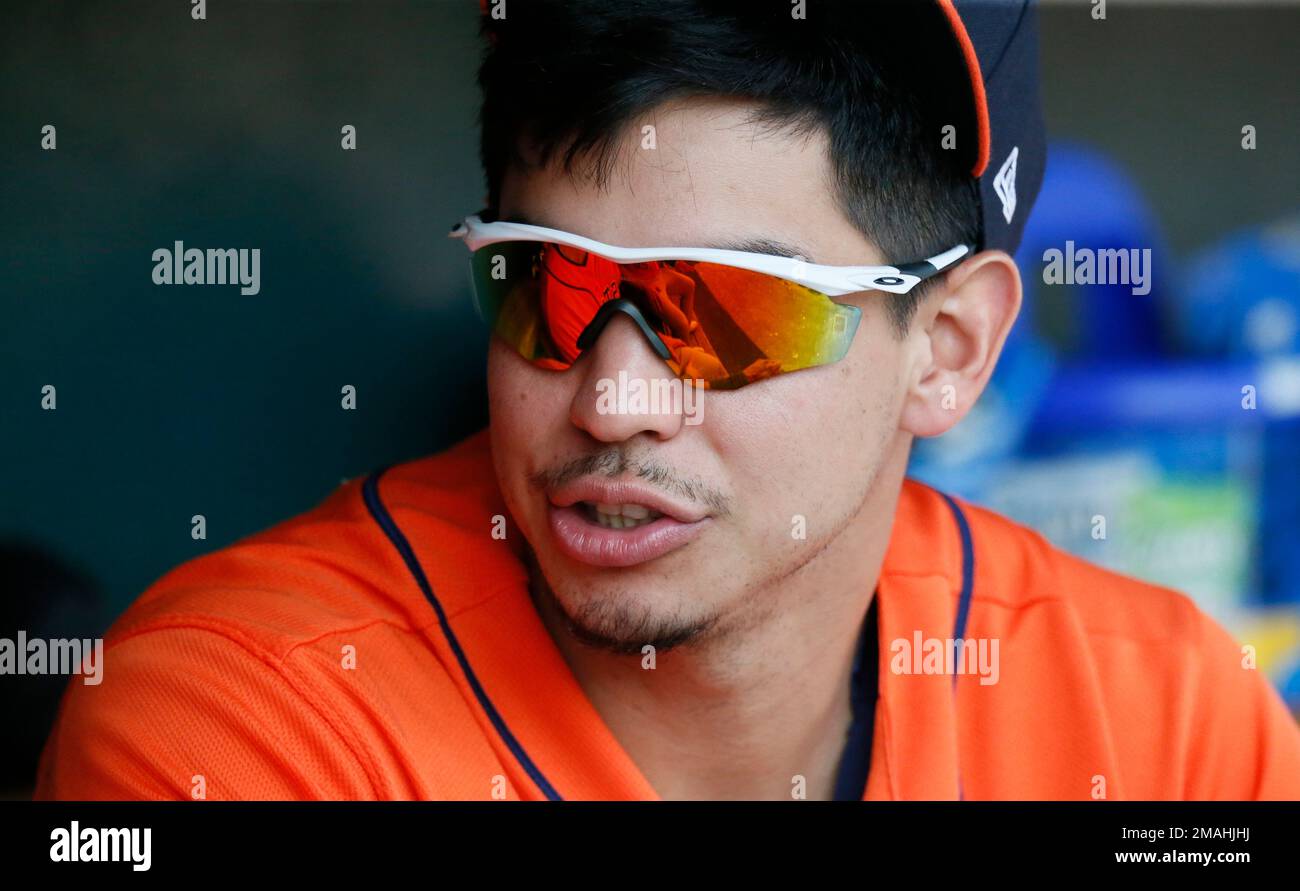 Houston Astros' Mauricio Dubon during a baseball game against the ...