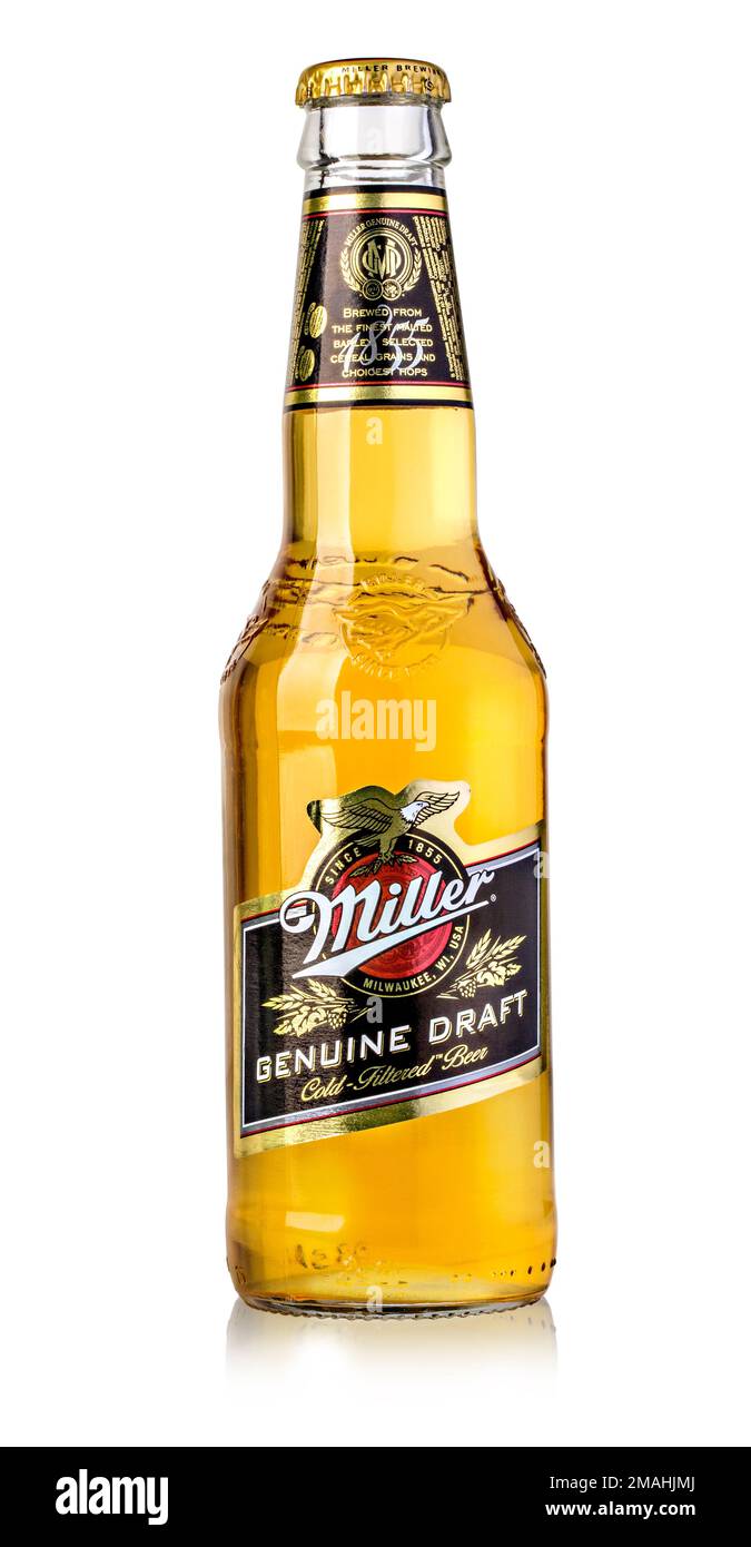 CHISINAU,MOLDOVA, November 14, 2015: Miller Genuine Draft is the ...