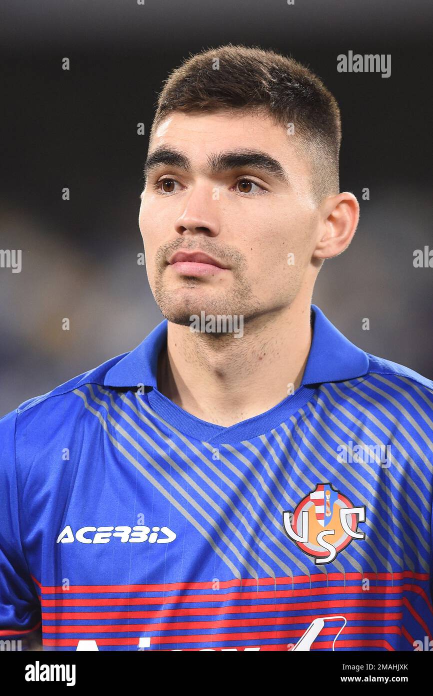 Naples, Italy. 17 Jan, 2023. Johan Vasquez of US Cremonese during the ...