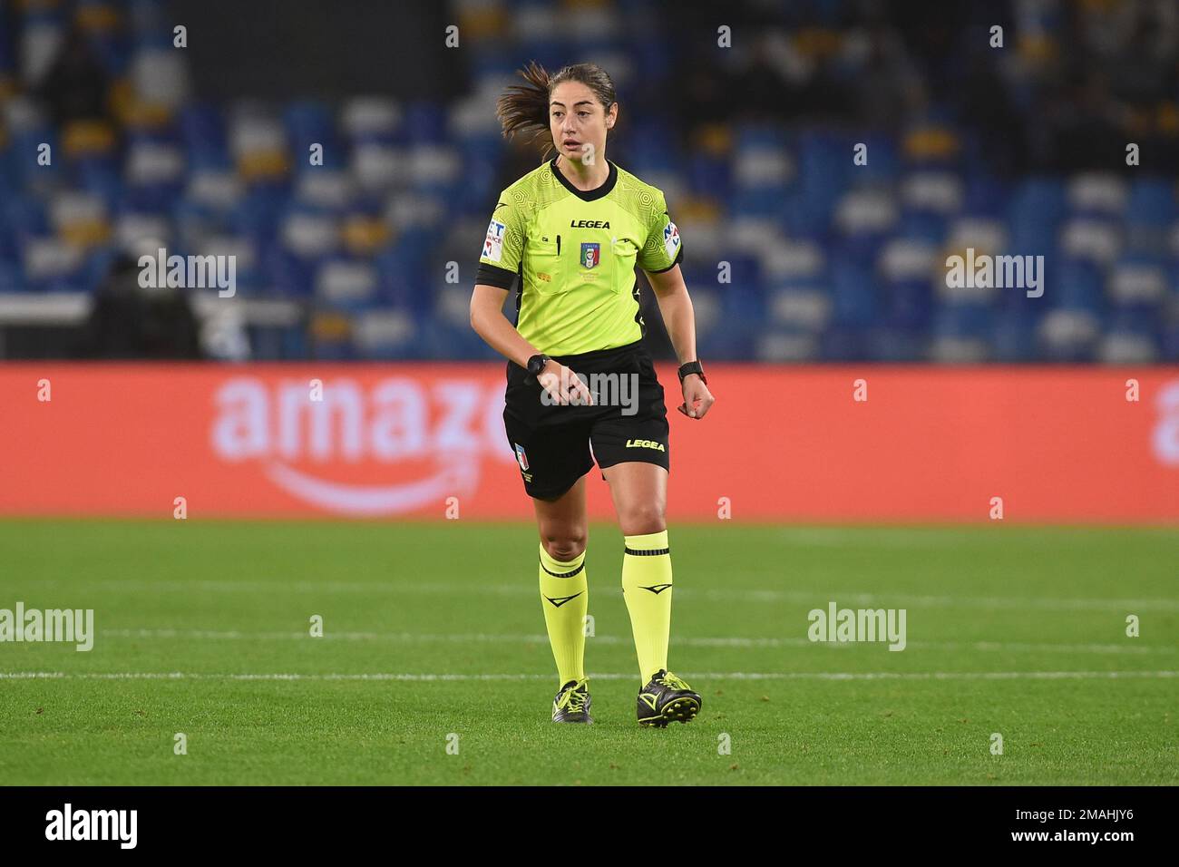 Naples, Italy. 17 Jan, 2023. Maria Sole Ferrieri Caputi referee during ...