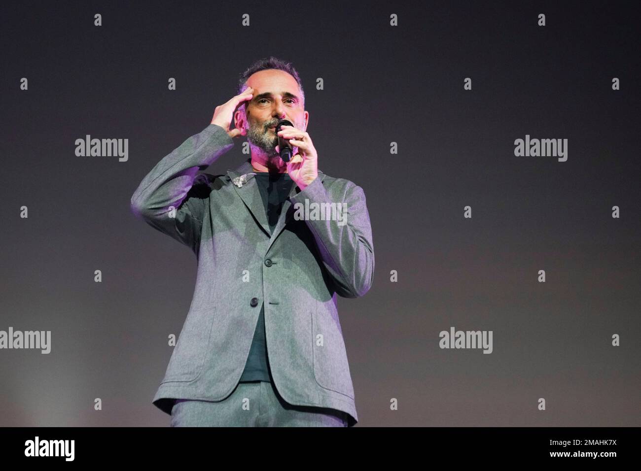 Uruguayan singer Jorge Drexler performs at the Antel Arena in ...