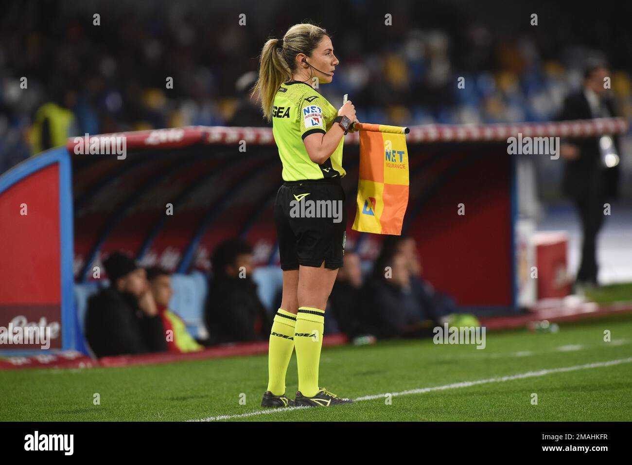 Naples, Italy. 17 Jan, 2023. Francesca Di Monte assistent referee ...