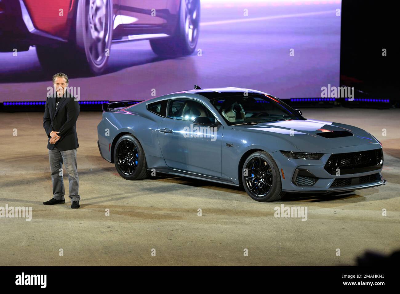 Ed Krenz, Ford Mustang Chief Engineer, talks about one of the models of ...