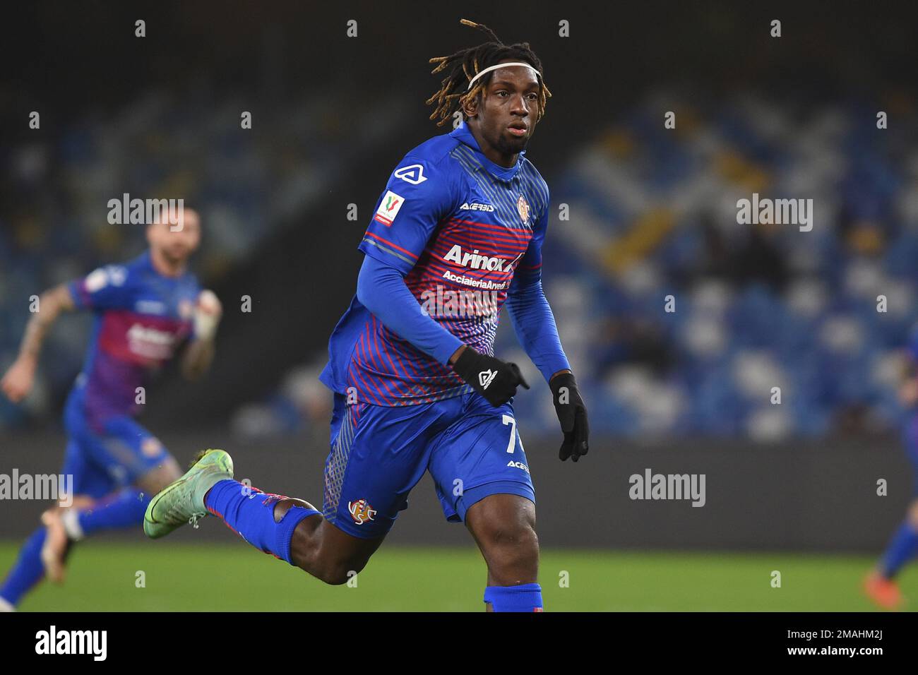 Naples, Italy. 17 Jan, 2023. Frank Tsadjout of US Cremonese during the ...