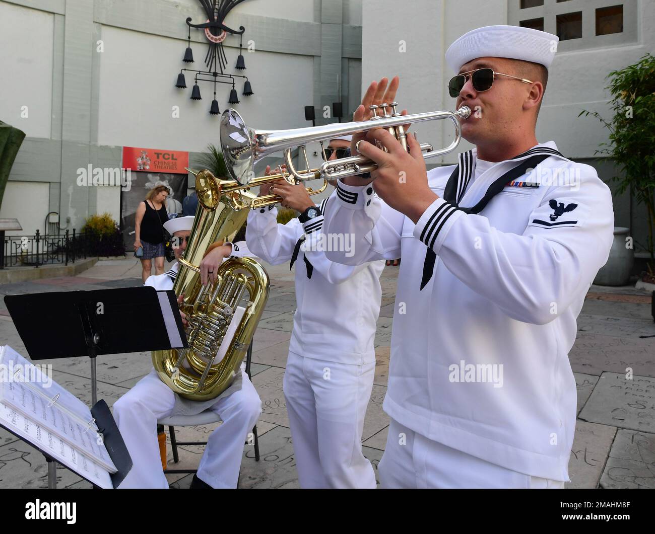 Hollywood, Calif. (May 27, 2022) – U.S. Navy Musician 3rd Class Matt ...