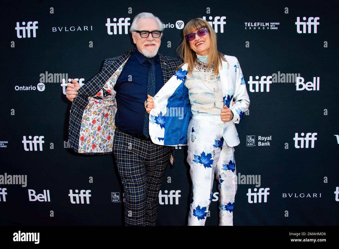 Actor Brian Cox, left, and director Catherine Hardwicke attend the ...