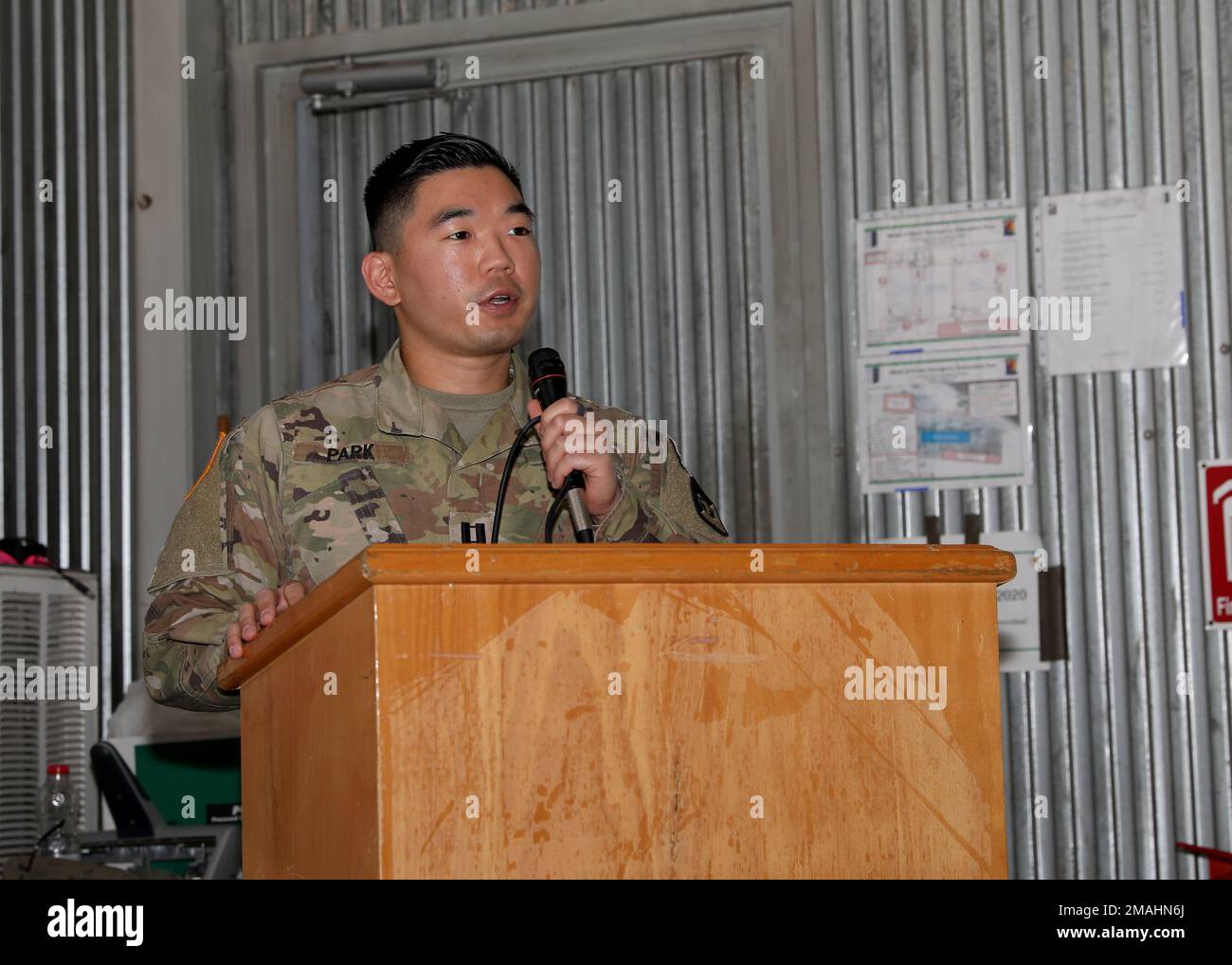 CAMP BONDSTEEL, Kosovo – U.S. Army Capt. David Park, the brigade nurse ...