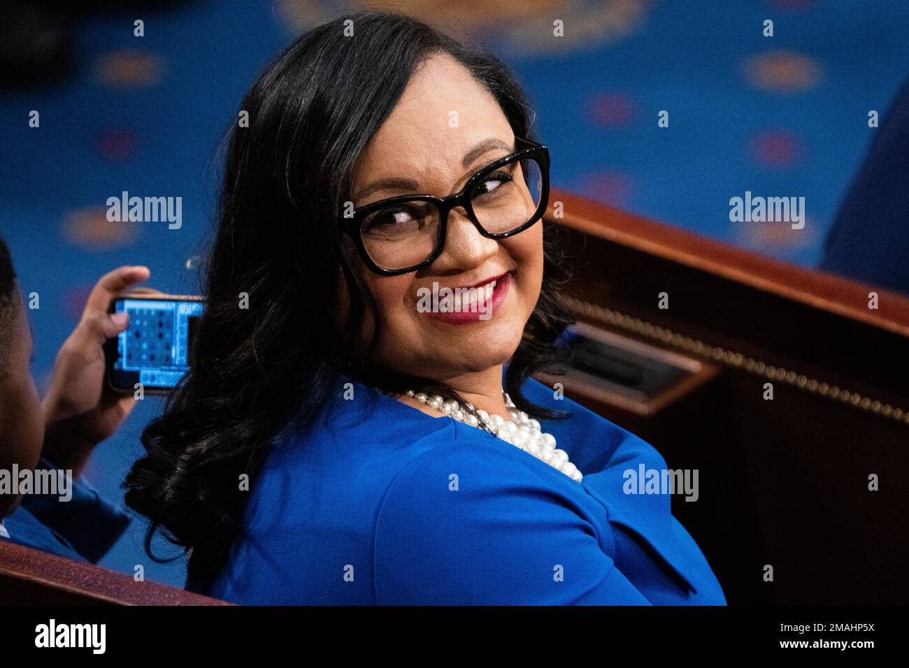 UNITED STATES - JANUARY 3: Rep. Nikema Williams, D-Ga., is seen on the ...