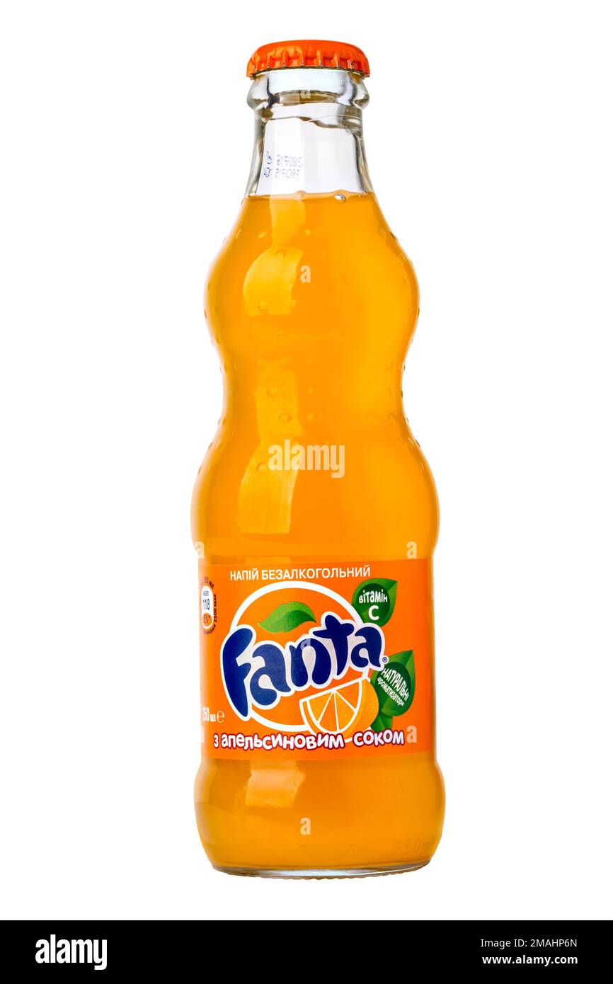 Fanta Orange Glass Bottle