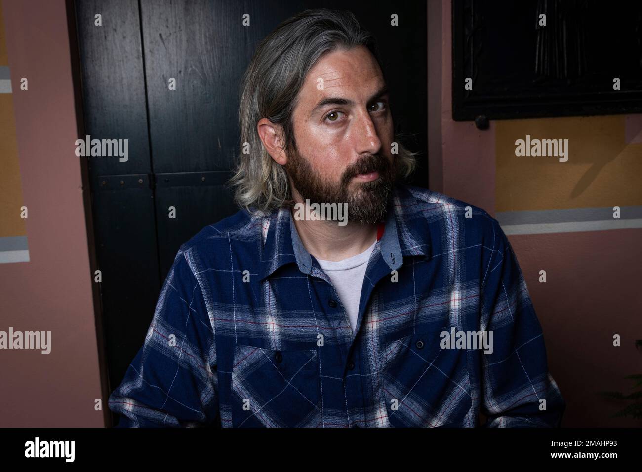 Director Ti West poses for portraits to promote the film "Pearl" during ...
