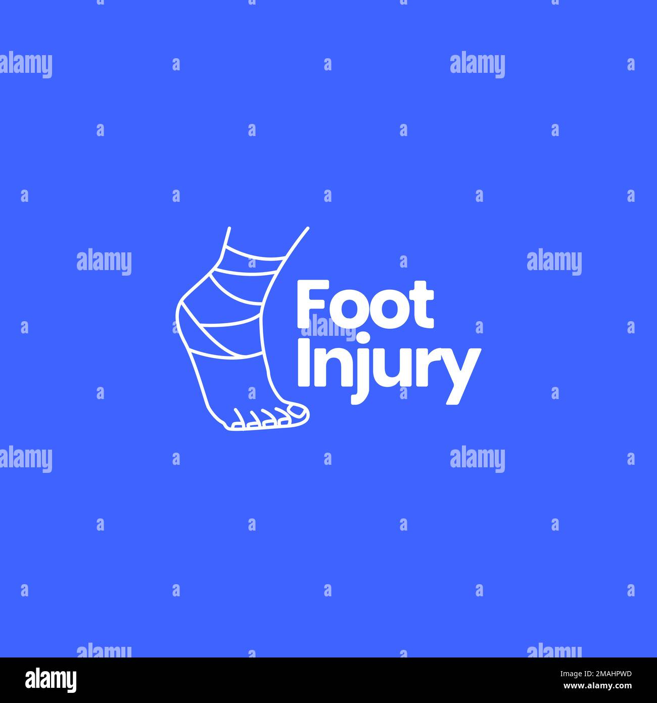 foot leg sick bandage treatment injure medical health lines minimal ...