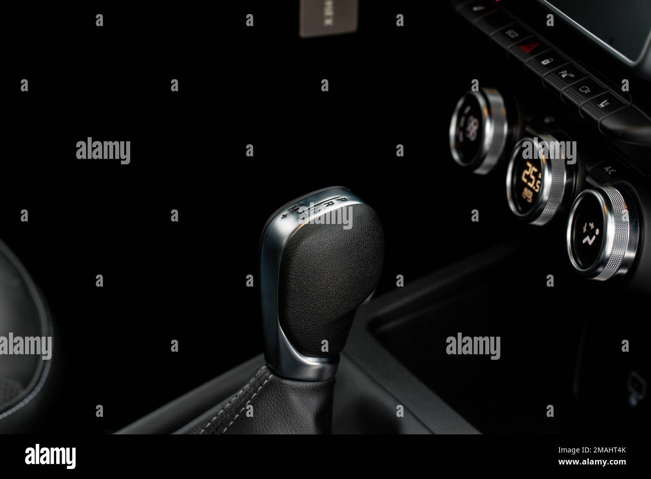 Modern car variator transmission. Variator gearbox. CVT gearbox close ...