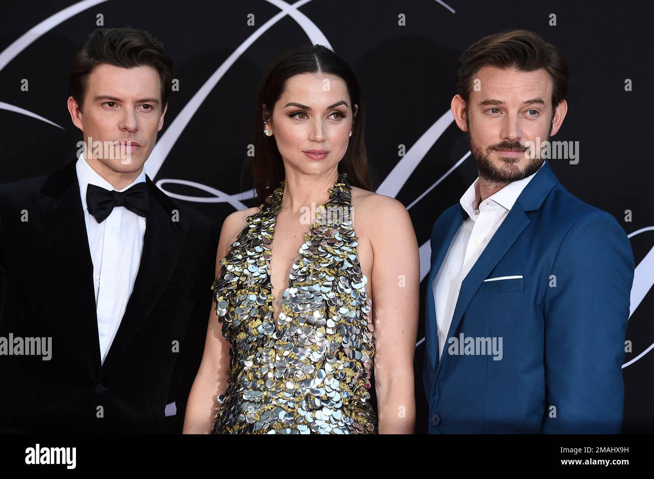 Xavier Samuel, Ana de Armas and Evan Williams arrive at the premiere of ...