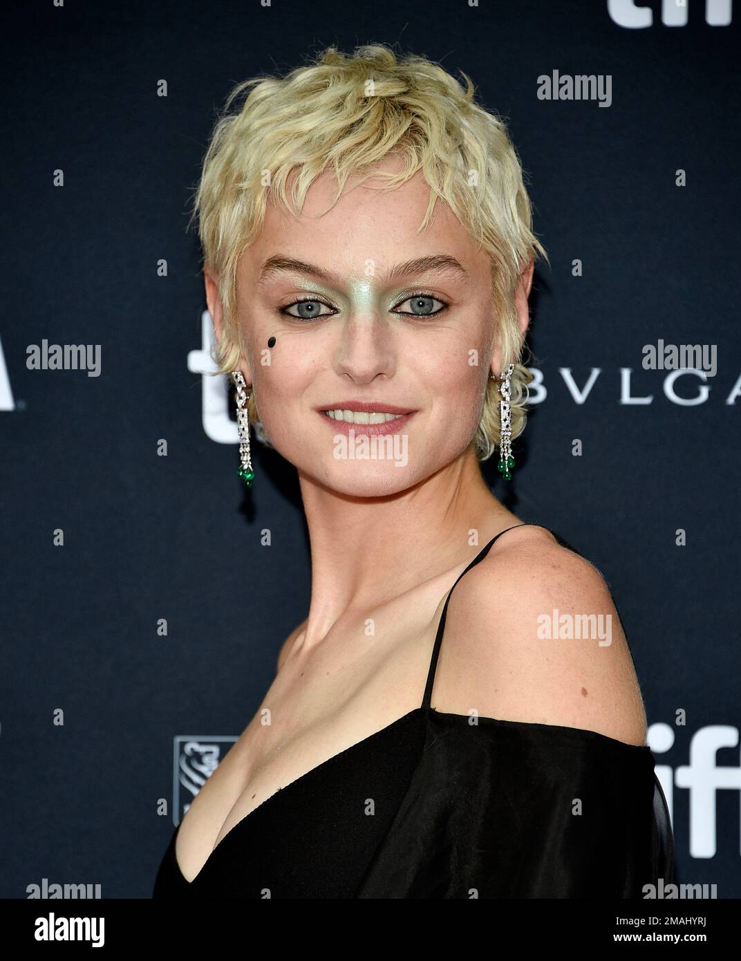 Emma Corrin attends the premiere of "My Policeman" at the Princess of ...