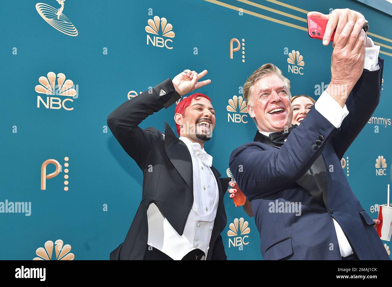 Mark Indelicato, from left, Christopher McDonald, and Megan Stalter ...