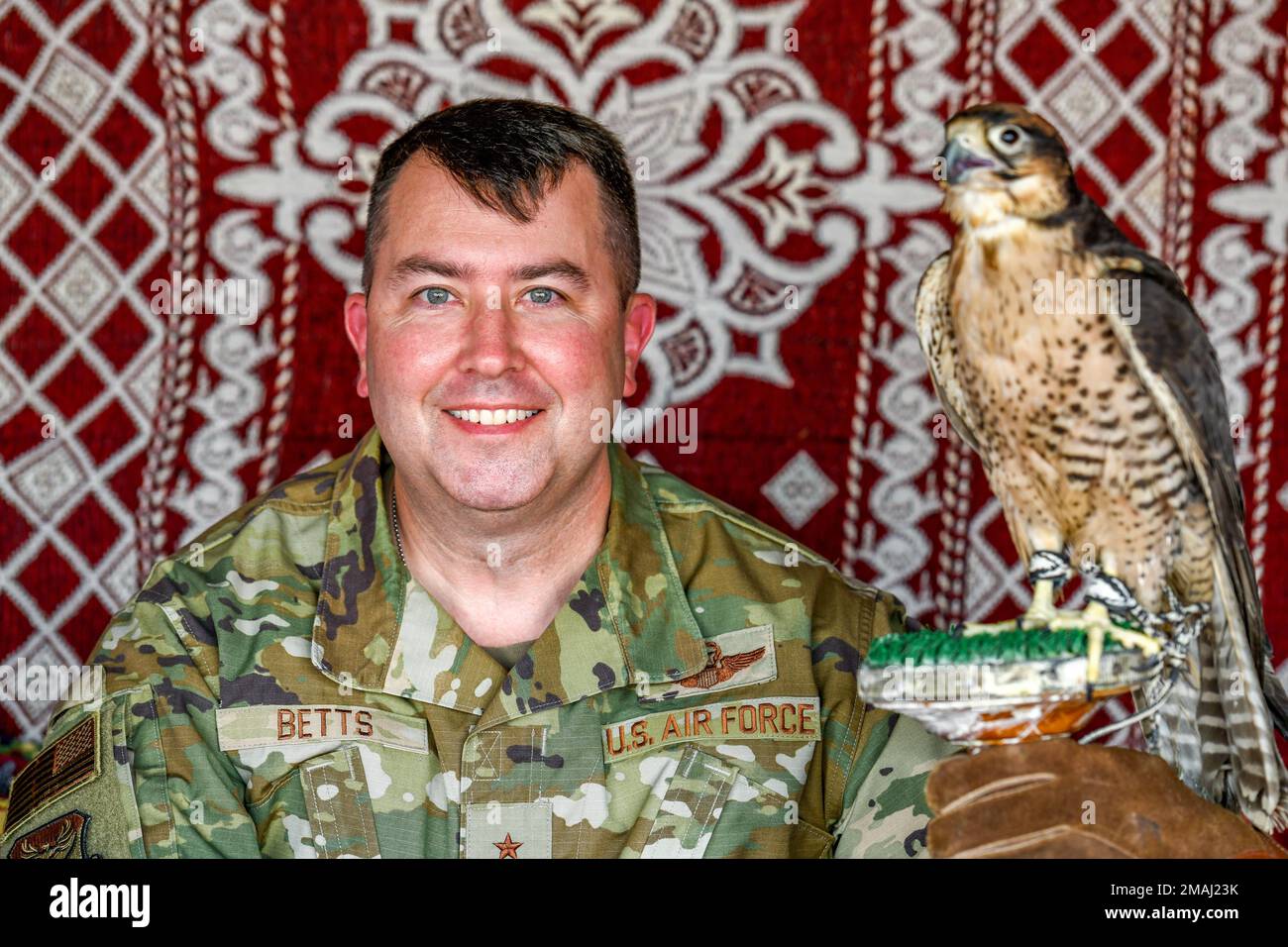 U.S. Air Force Brig. Gen. William Betts, commander of the 378th Air ...