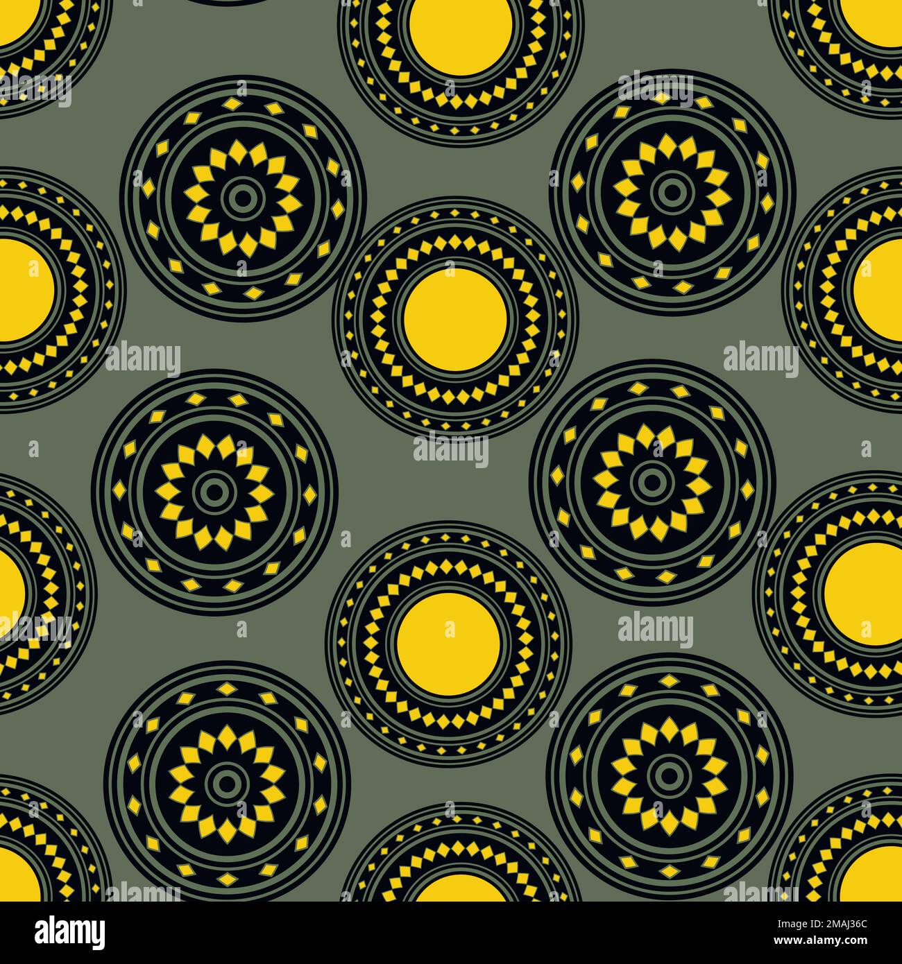 Seamless pattern with geometric aboriginal ornament. Ethnic tribal ...