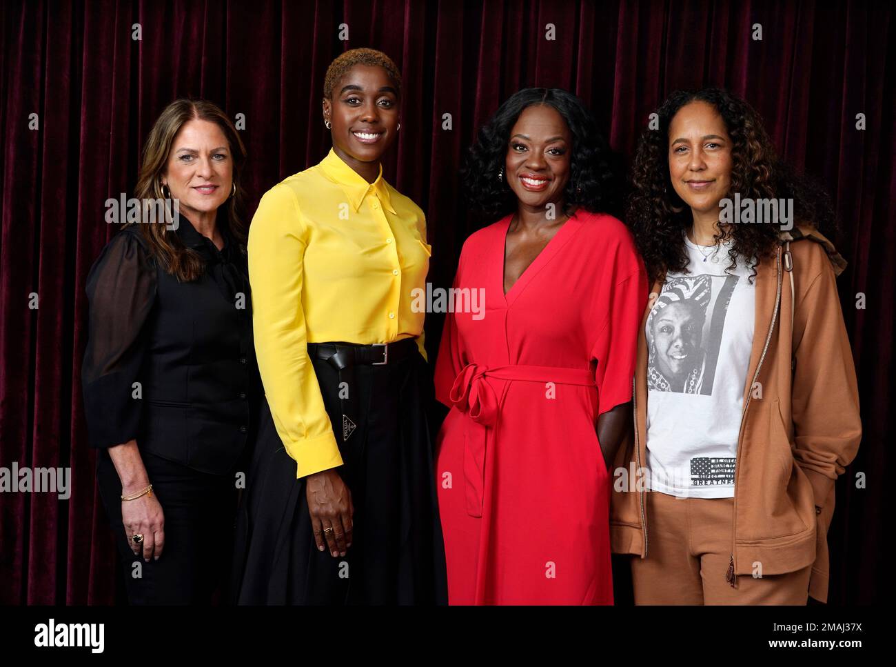 Cathy Schulman, one of the producers of "The Woman King," cast members ...