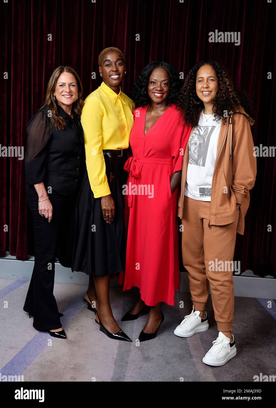 Cathy Schulman, one of the producers of "The Woman King," cast members ...