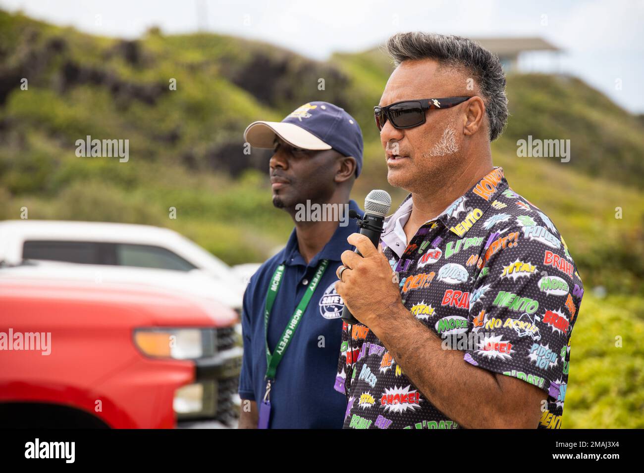Kainoa McGee, professional body boarder/surfer and lifeguard, speaks on ...