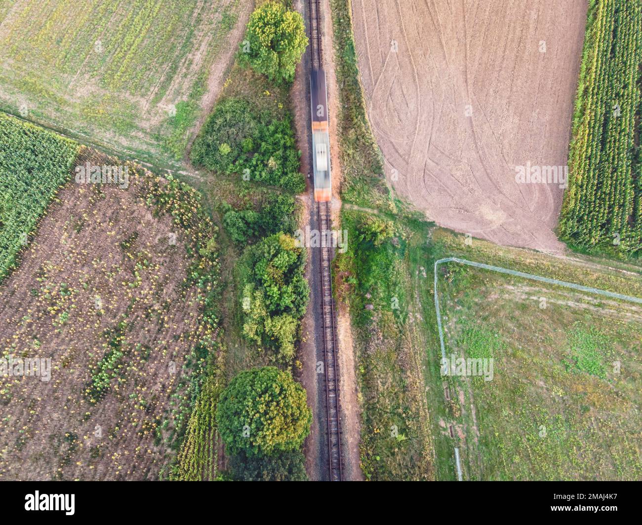 Train droneshot hi-res stock photography and images - Alamy