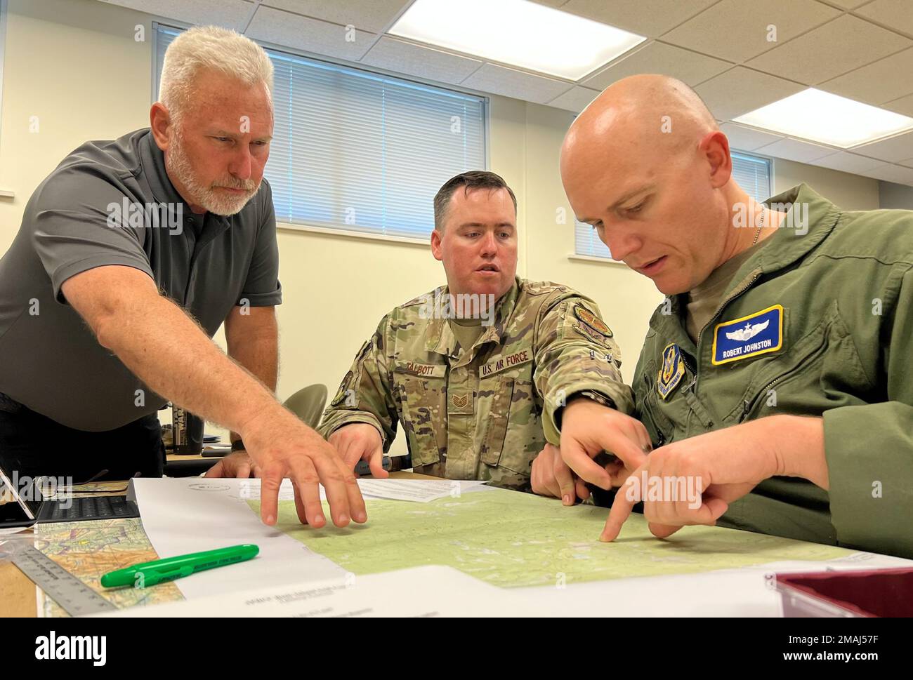 John Cywinski (from left to right), adjunct instructor, Gulf Coast ...