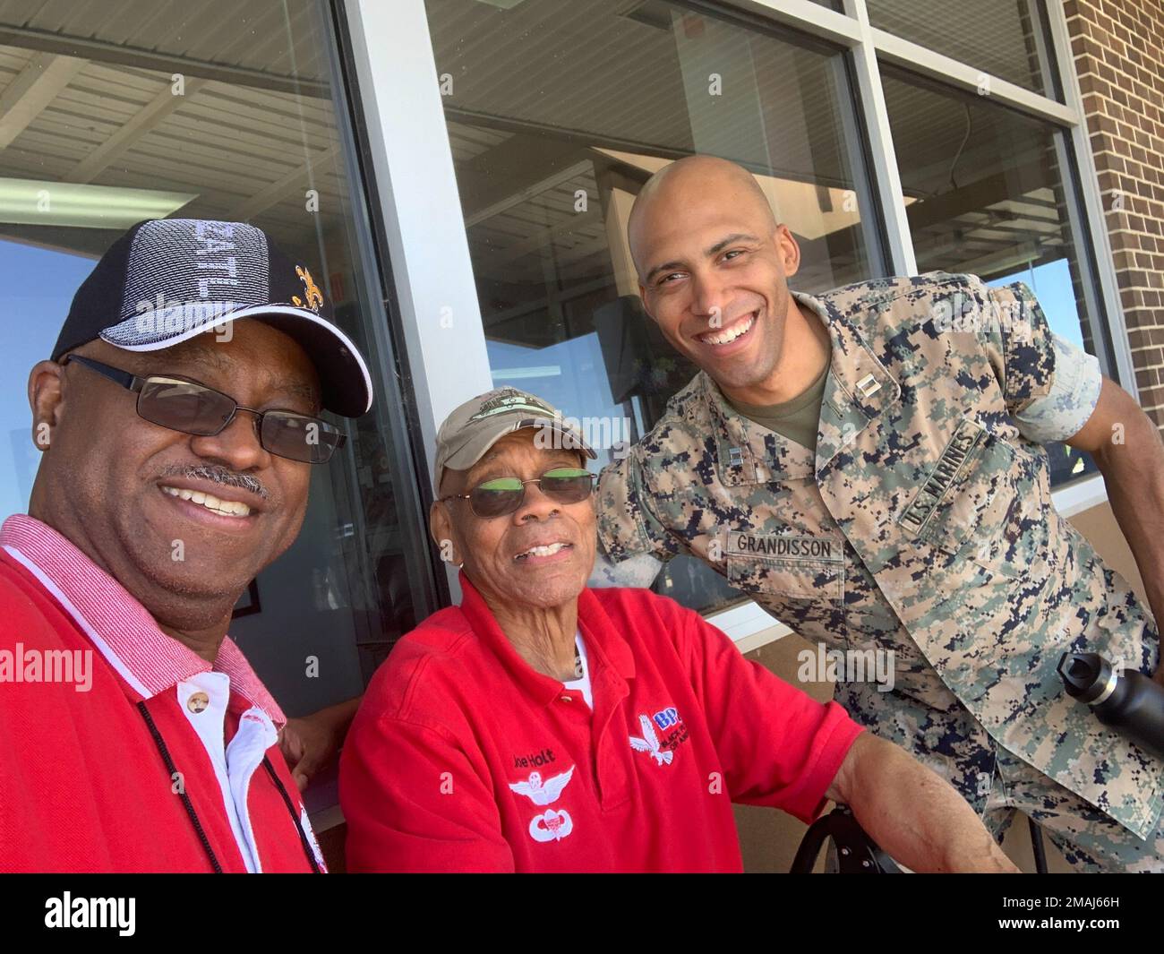 Capt. Grandisson does a meet and greet members of the Black Pilots of ...