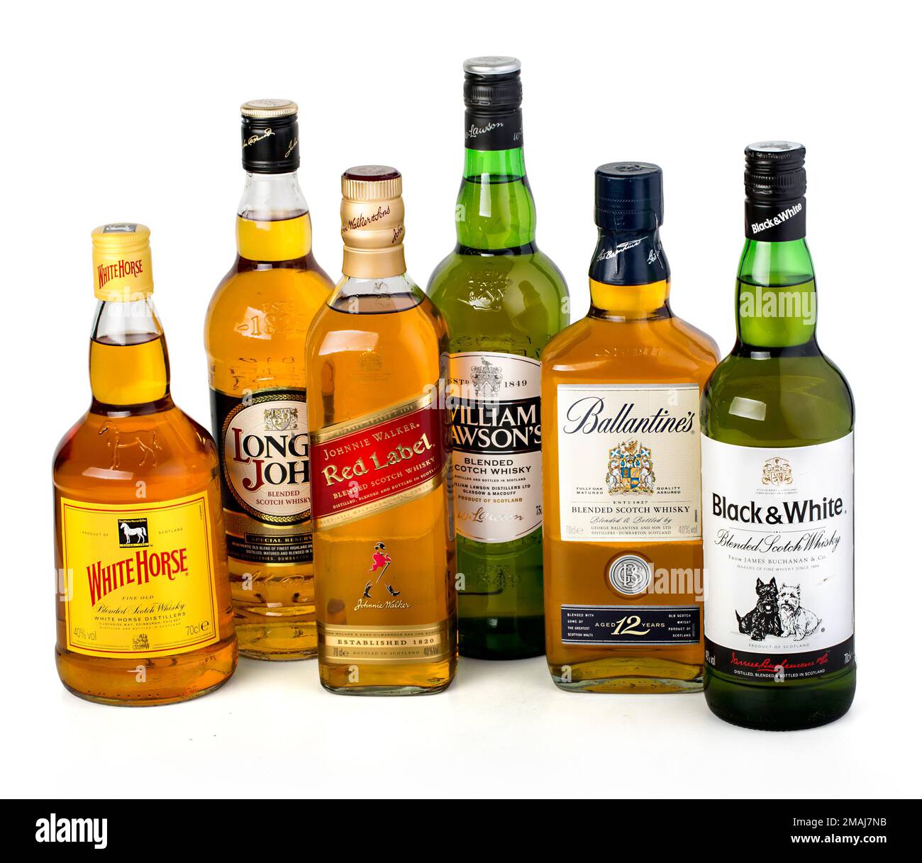 CHISINAU, MOLDOVA - January 27, 2016: Several types of bottled alcohol ...