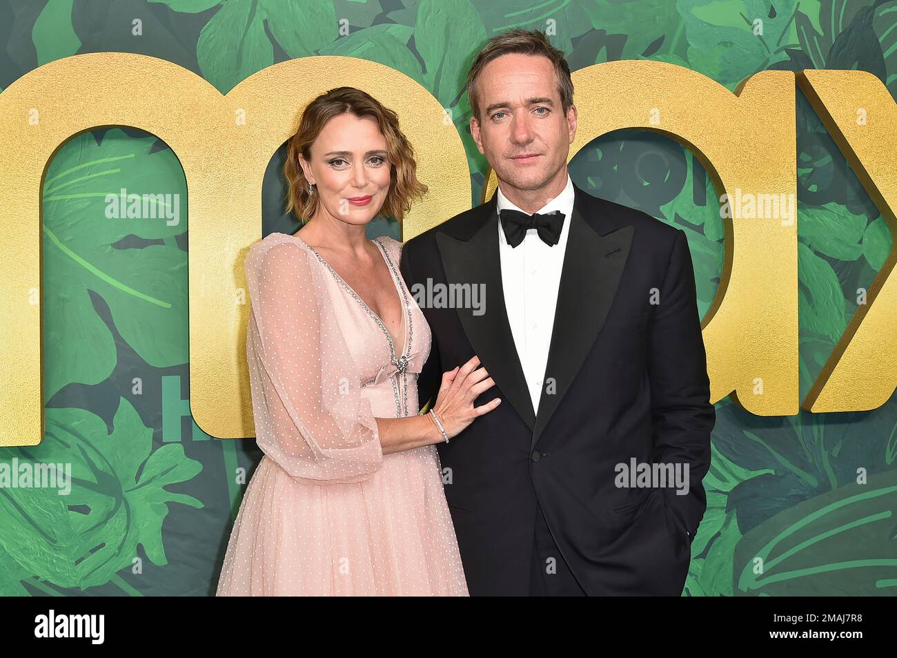 Keeley Hawes, left, and Matthew Macfadyen arrive at the HBO and HBO Max ...