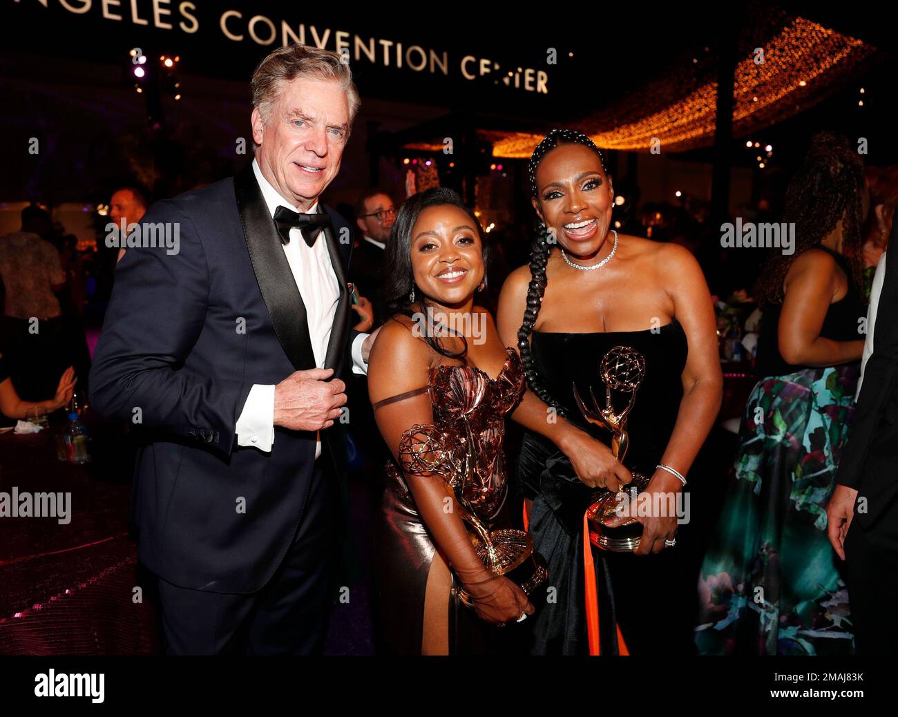 Christopher McDonald, from left, Quinta Brunson, and Sheryl Lee Ralph ...