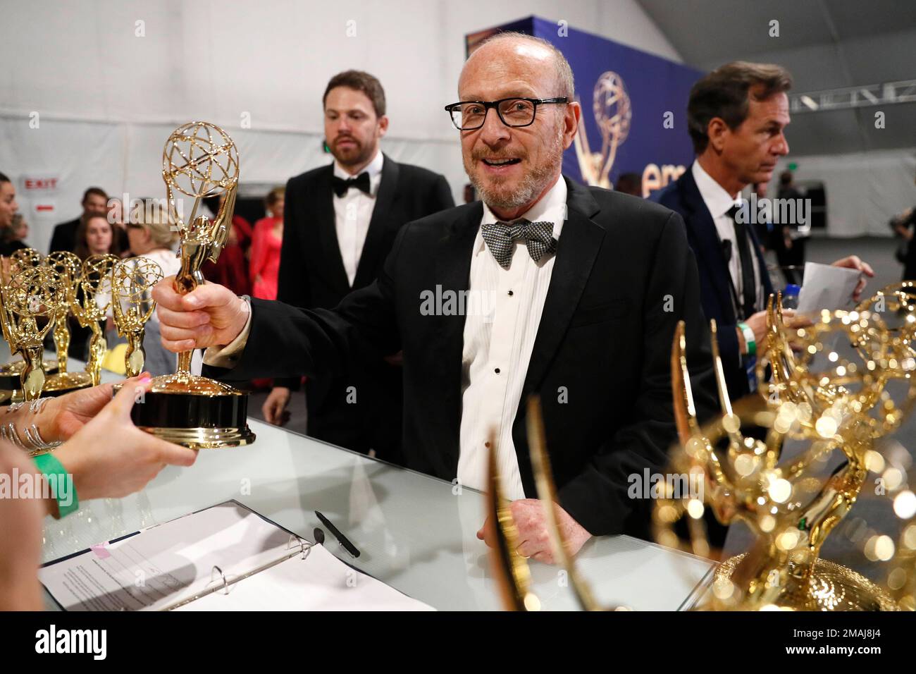 Mark Kamine and the team from "The White Lotus" accept the Emmy for ...