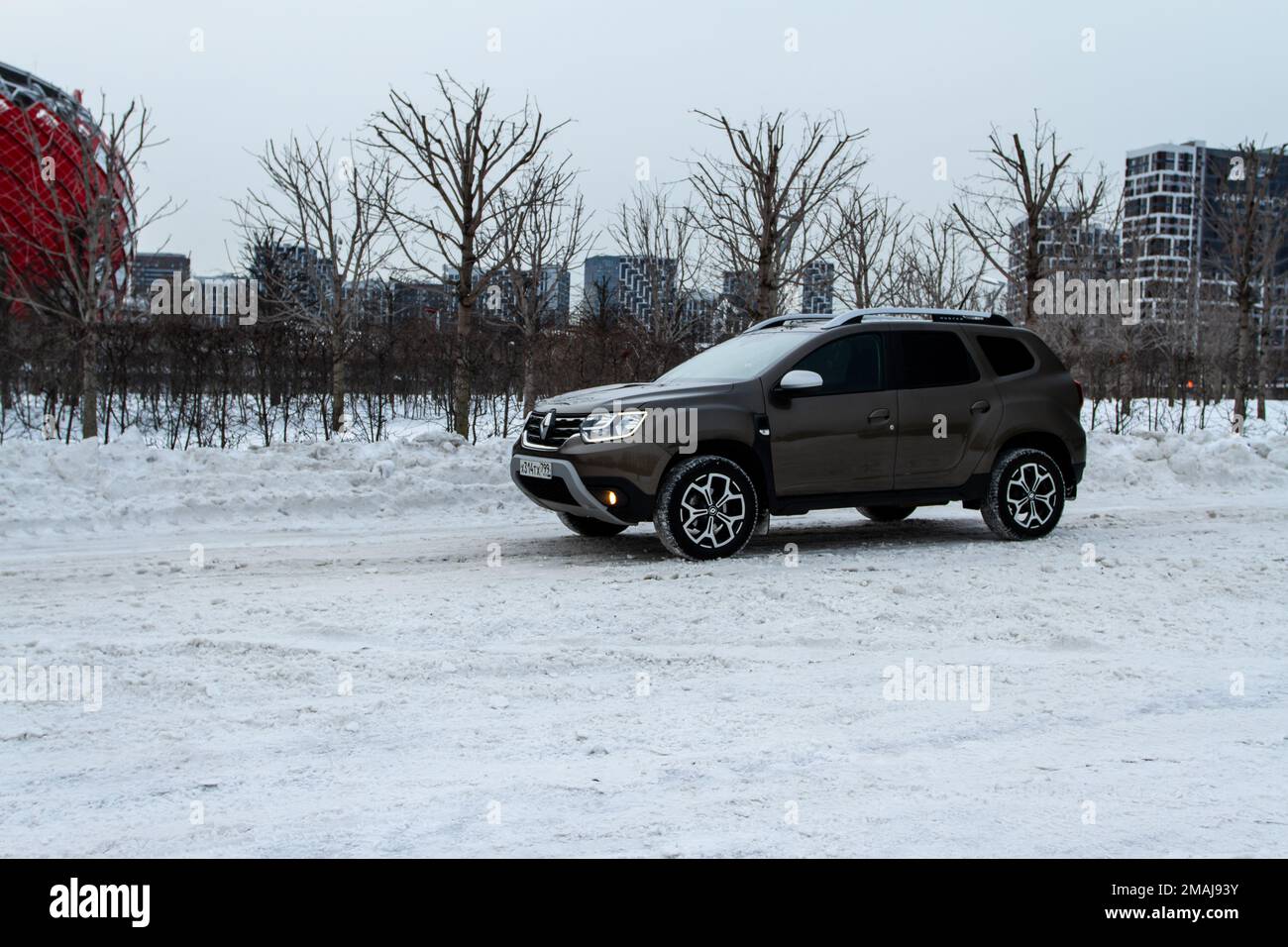 MOSCOW, RUSSIA - JANUARY 09, 2022 Renault Duster (Second generation ...
