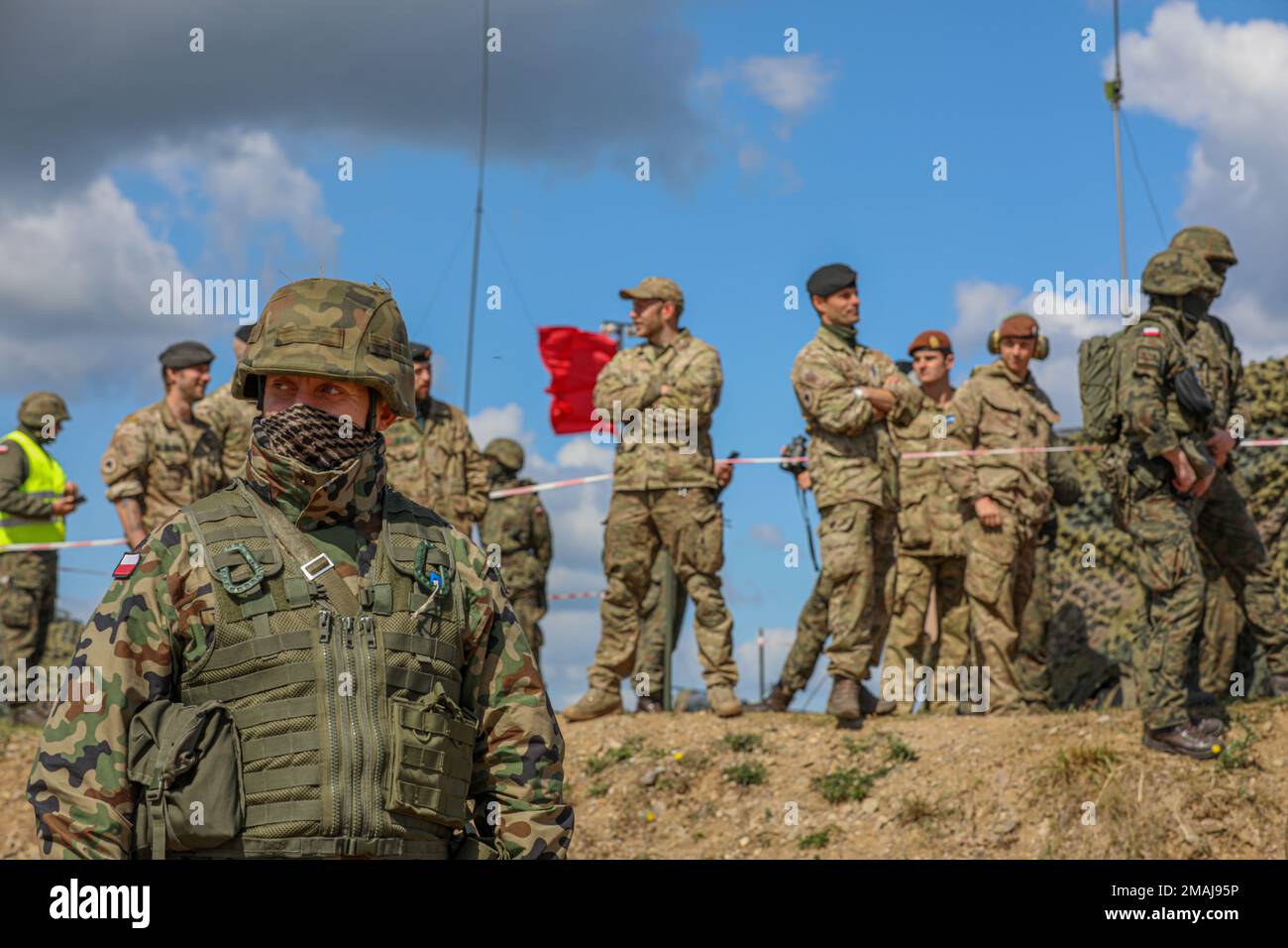 Soldiers from the Polish Land Forces, Royal Danish Army, and U.S ...
