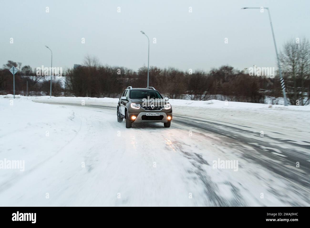 MOSCOW, RUSSIA - JANUARY 09, 2022 Renault Duster (Second generation ...