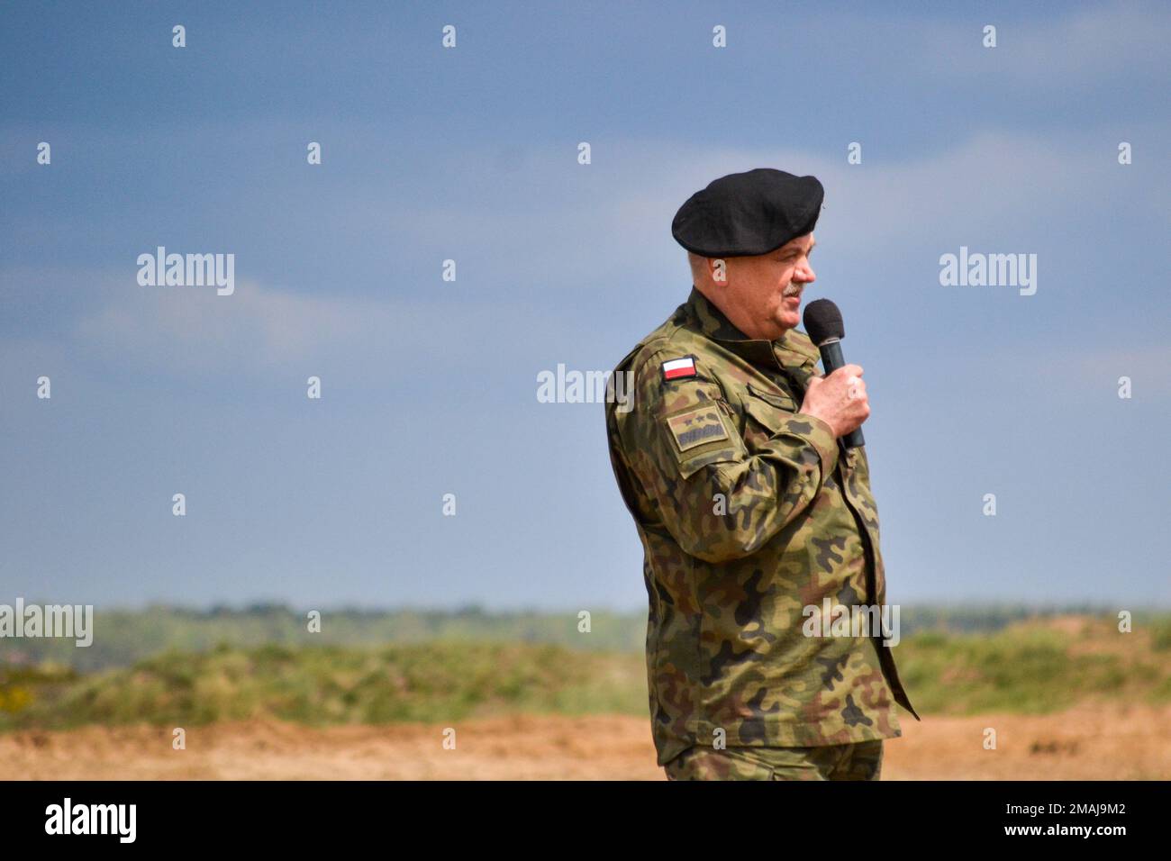 Polish army Maj. Gen. Stanislaw Czosnek, commander of the Land ...