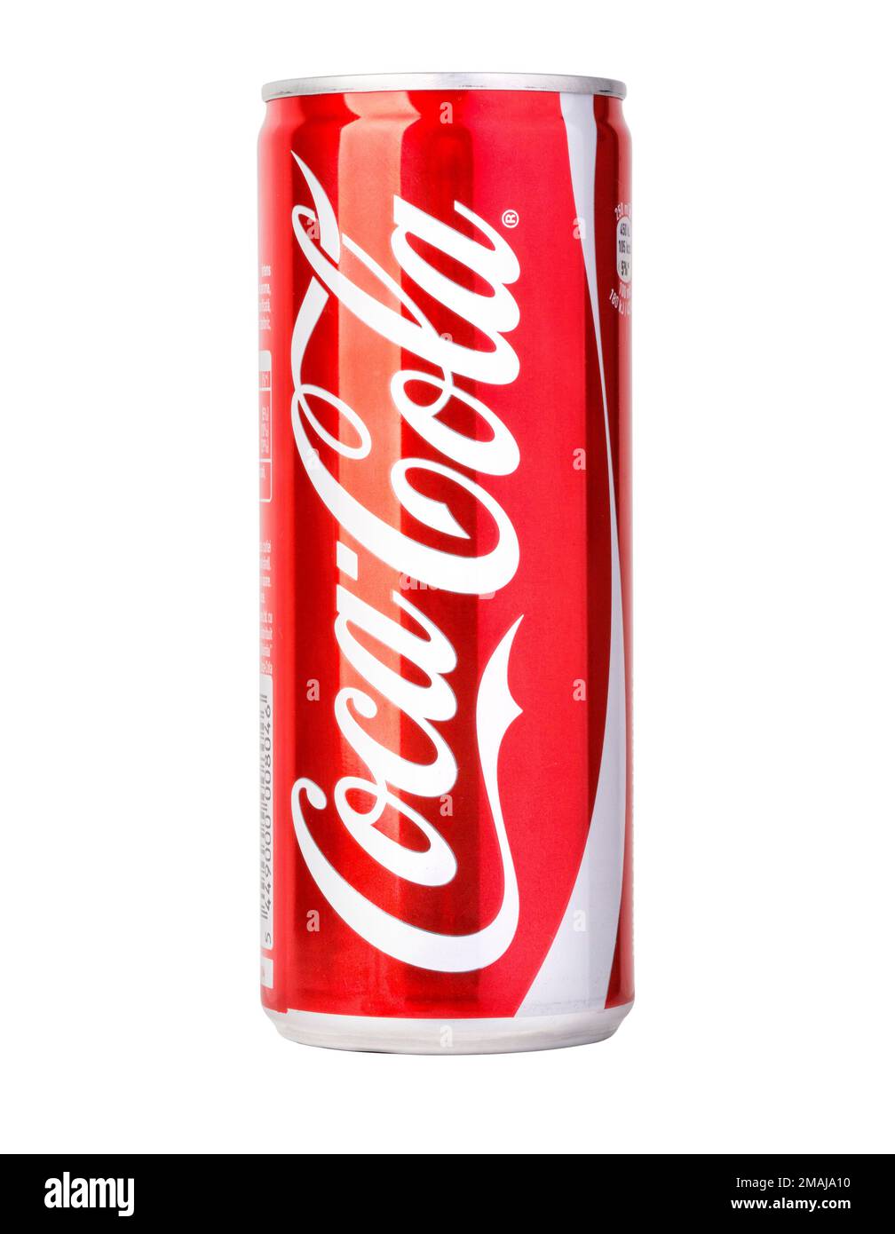 Chisinau, Moldova December 05, 2015:330ml Coca cola isolated on white ...